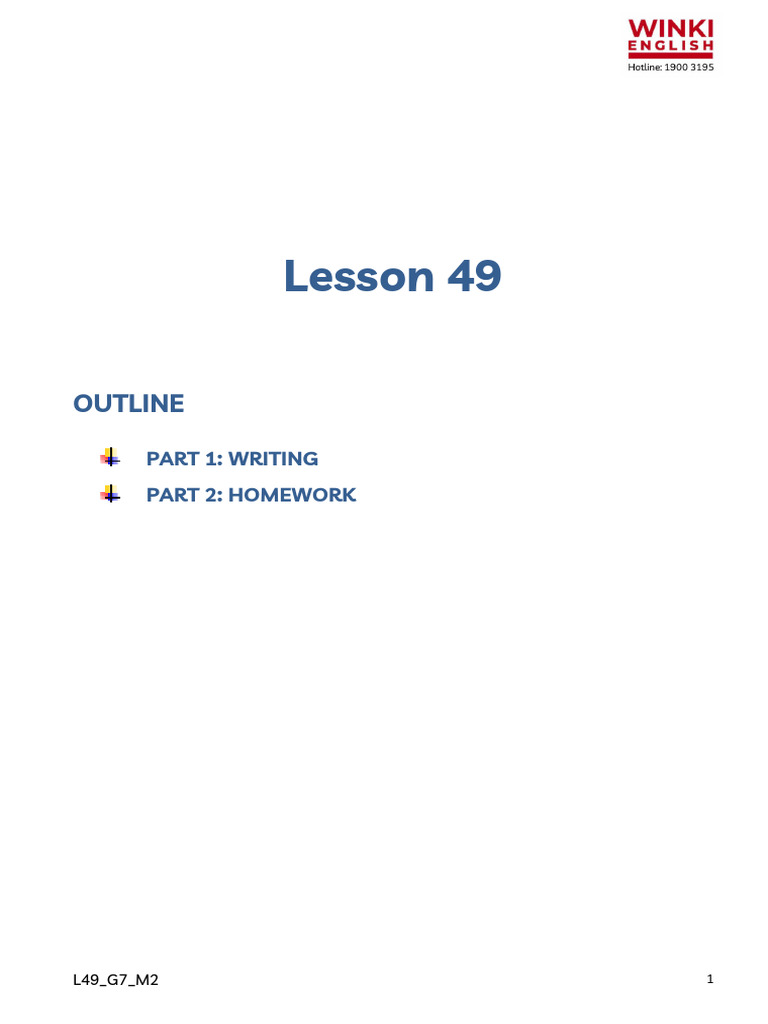 Lesson 49 | PDF | Observances | Holidays