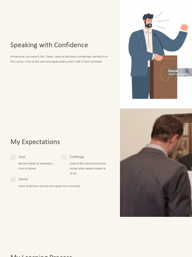 Speaking With Confidence 1 | PDF