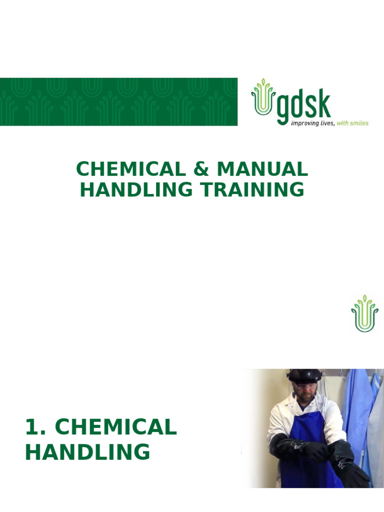 CHEMICAL AND MANUAL HANDLING | PDF