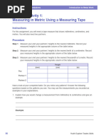 5 Measuring Tools and Their Usage | PDF