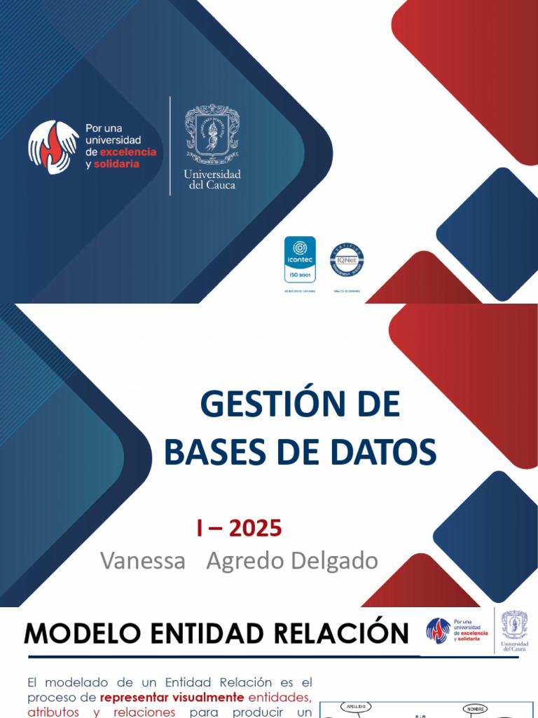 Características del Modelo E/R | PDF
