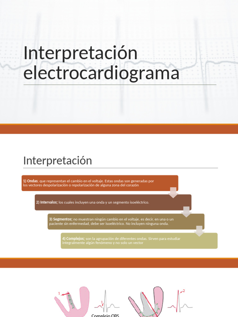 Interpretación electrocardiograma-1 | PDF | Corazón | Cardiología