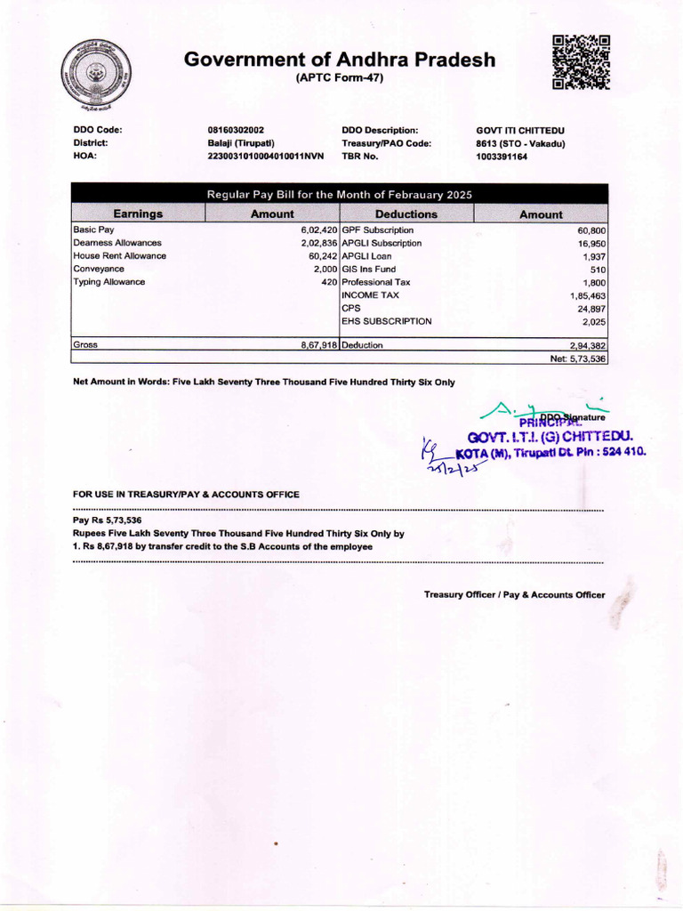 Paybill Feb 2025 - Merged | PDF