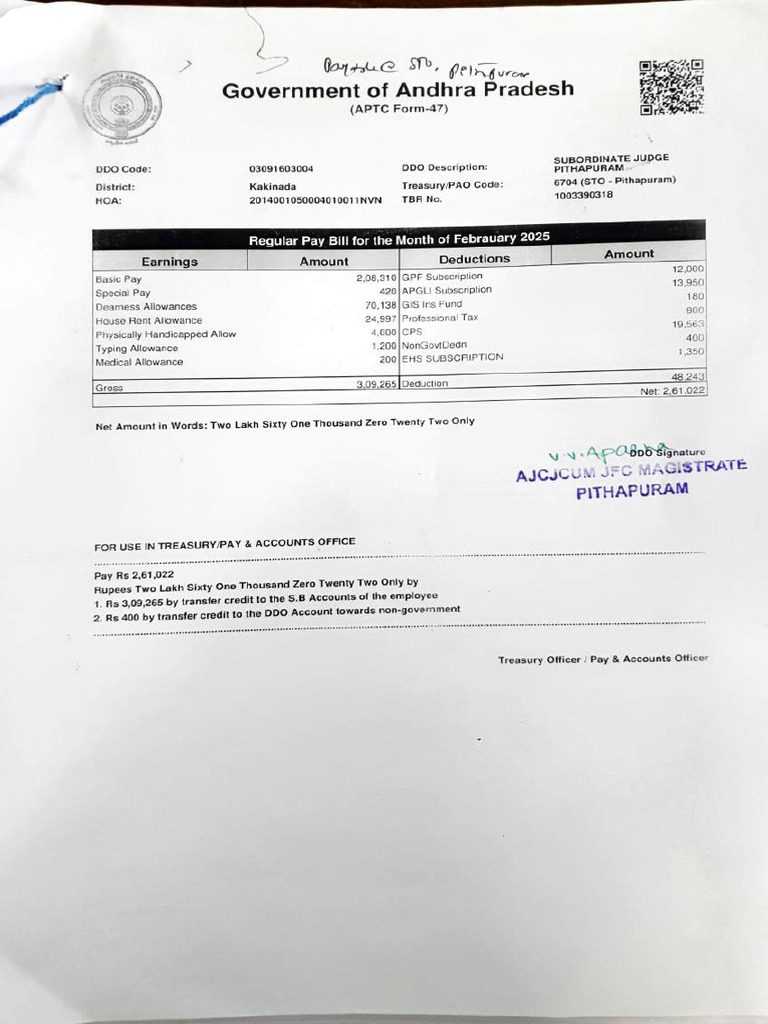 Staff Feb 2025 Bill Compressed | PDF | Income | Government Finances