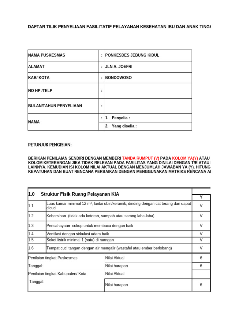 FORM SUFAS KOSONGAN Fix | PDF