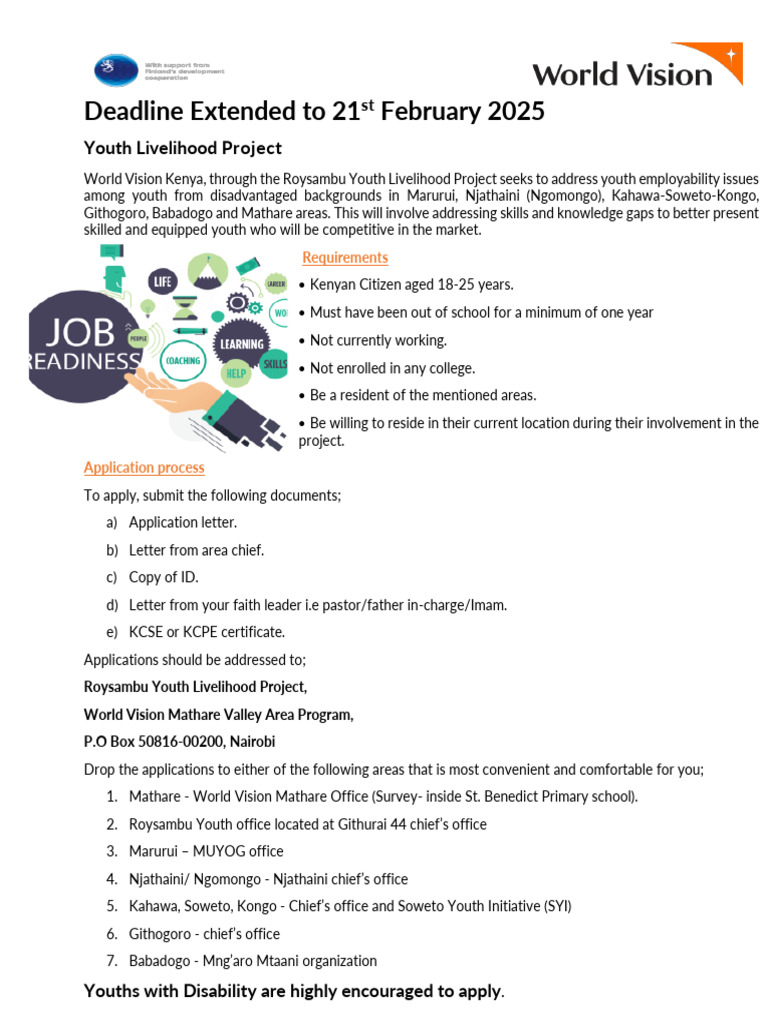 Youth Livelihood Program Application 2025 | PDF