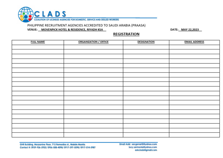 List D Registration | PDF