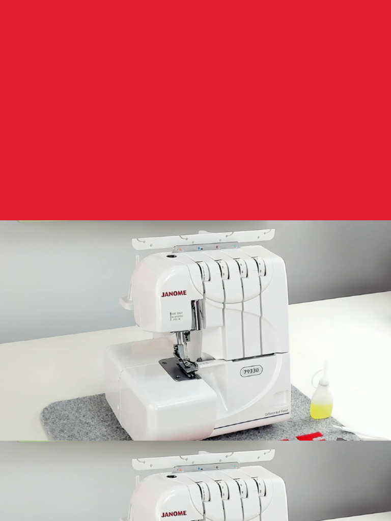 Ultralock Janome 7933d Corretamente | PDF