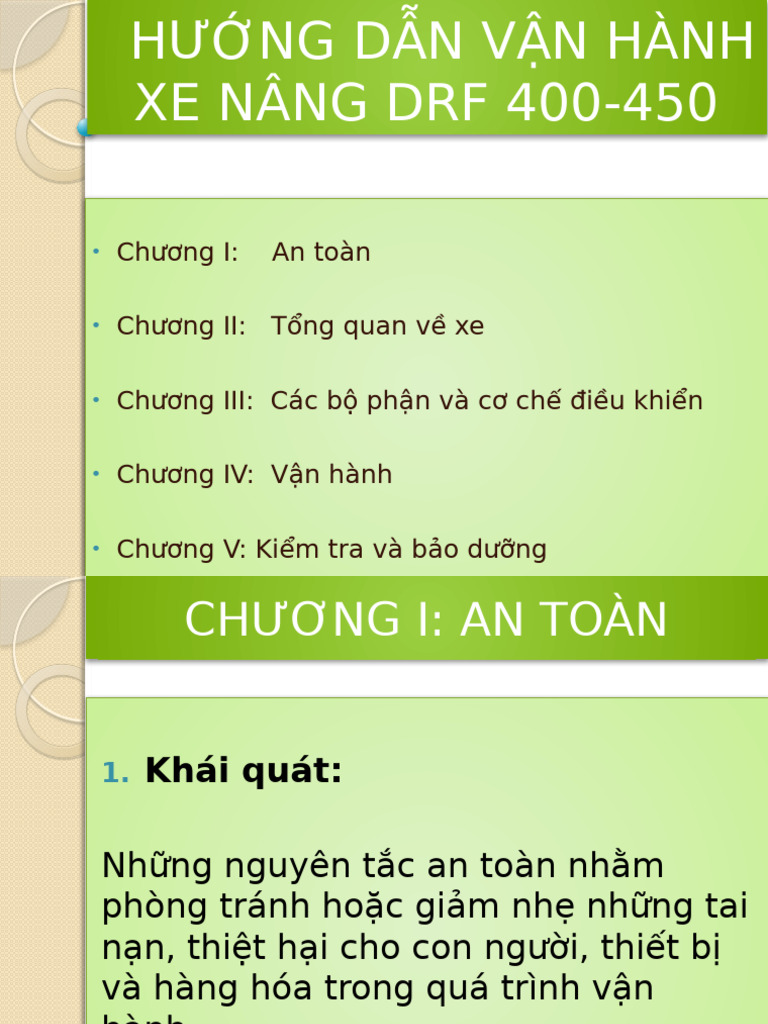 Chuong Trinh Dao Tao Van Hanh DRF 400-450 | PDF