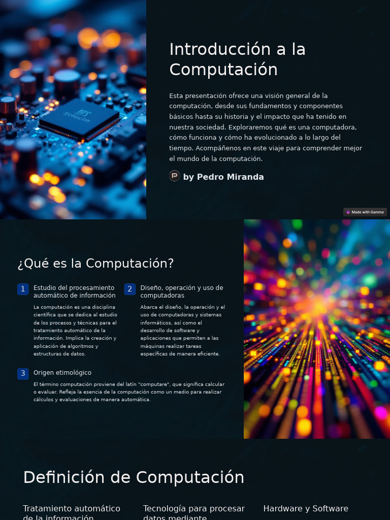 Introduccion A La Computacion | PDF | Hardware de la computadora | Informática