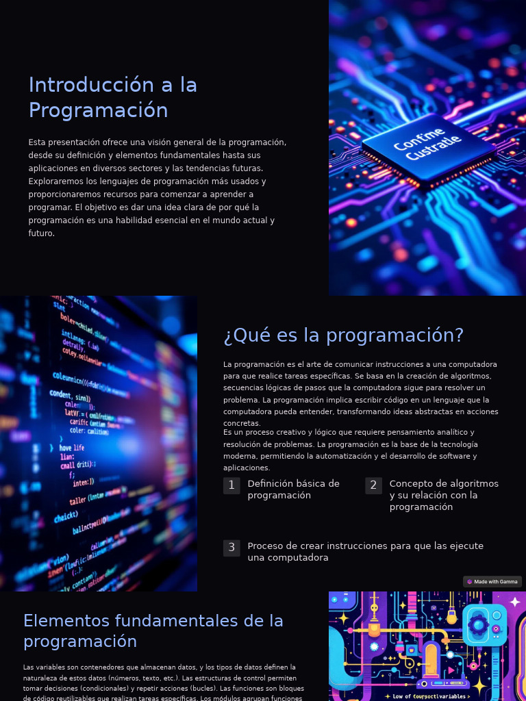 Introduccion A La Programacion | PDF | Programación de computadoras | Internet de las Cosas