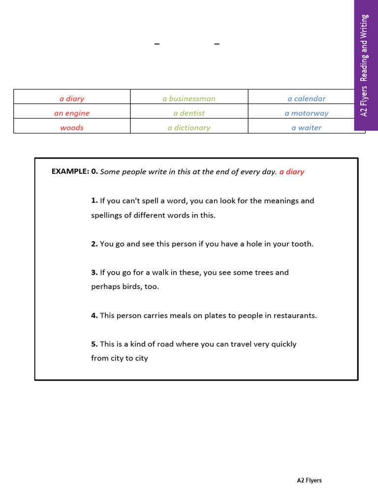 Flyers Reading Entrance Test | PDF | Hippopotamus