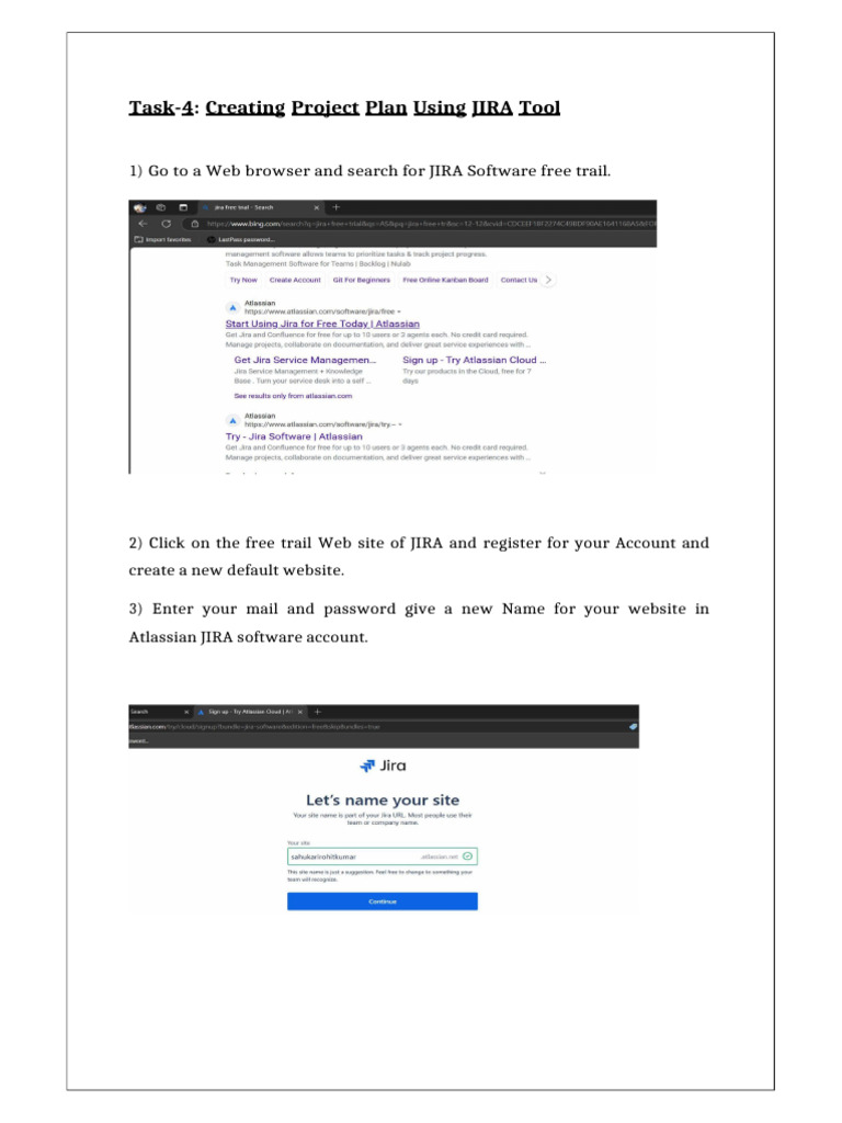 JIRA Project Plan Creation Guide | PDF