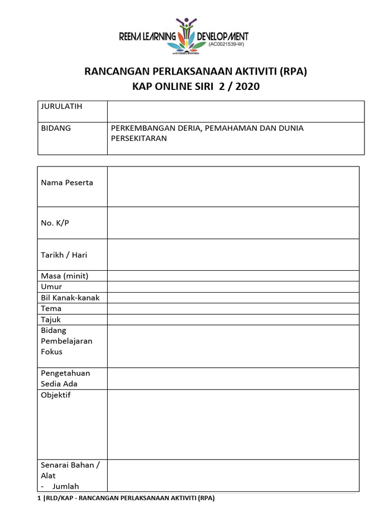 Contoh Rpa DPDP 4 | PDF