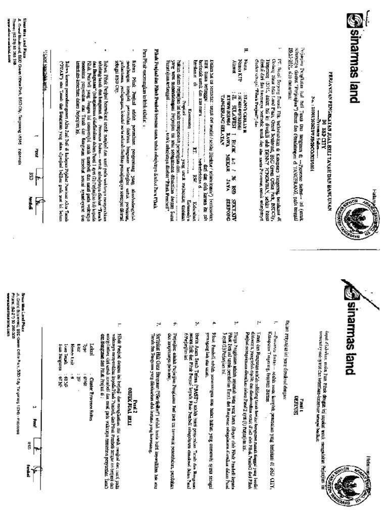 PPJB Compressed | PDF