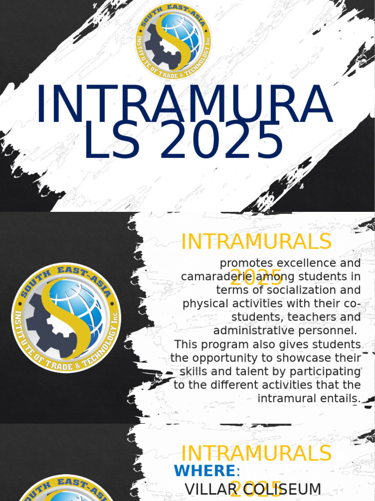 Intramurals 2025: Event Details & Rules | PDF | Social Aspects Of ...