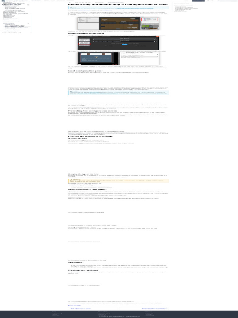 Map configuration screen _ WorkAdventure Documentation | PDF | Computing | Software