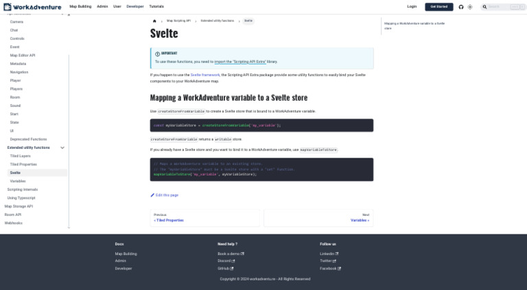 Svelte - WorkAdventure Documentation | PDF | Computer Programming | Information Technology