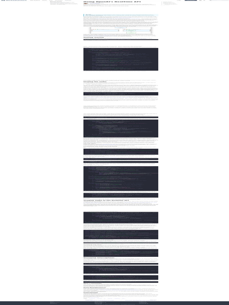 Using OpenAI's RealTime API _ WorkAdventure Documentation | PDF | Computing | Computer Architecture