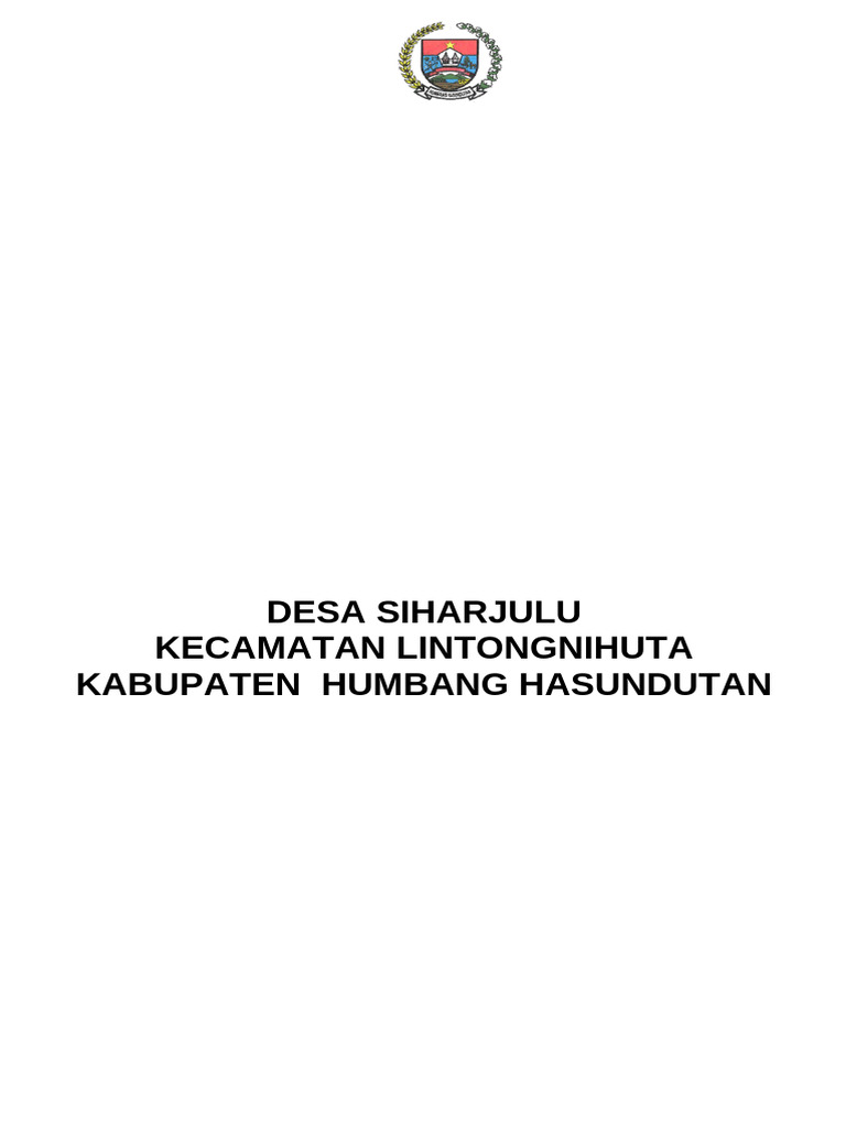 Contoh Dokumen RKP Desa Tahun 2023 | PDF