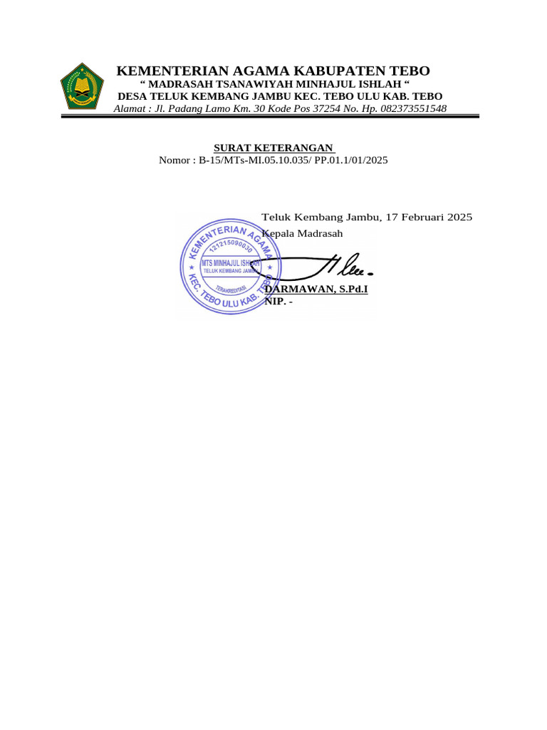 Tanda Tangan Darmawan | PDF