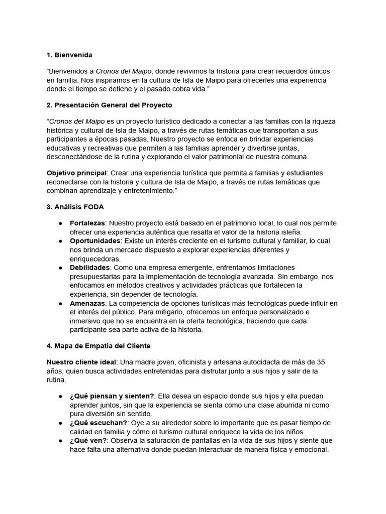 Cronos Present | PDF | Turismo