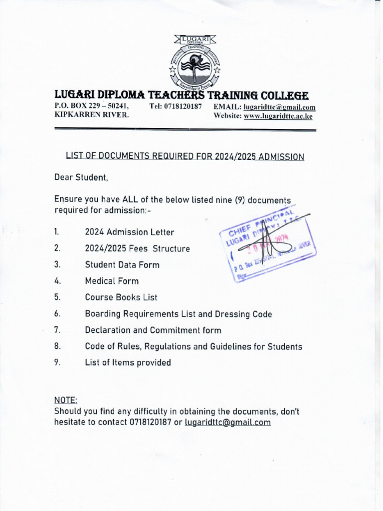 Admission | PDF