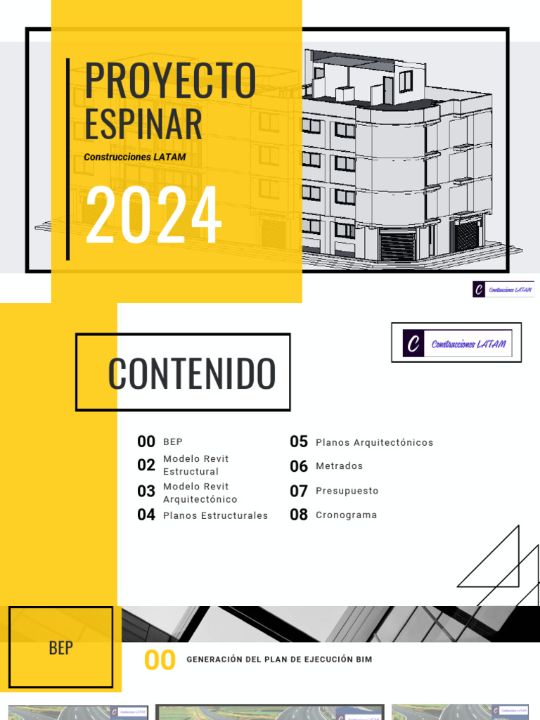 Proyecto Espinar Construcciones Latam | PDF | Autodesk Revit | Viga ...