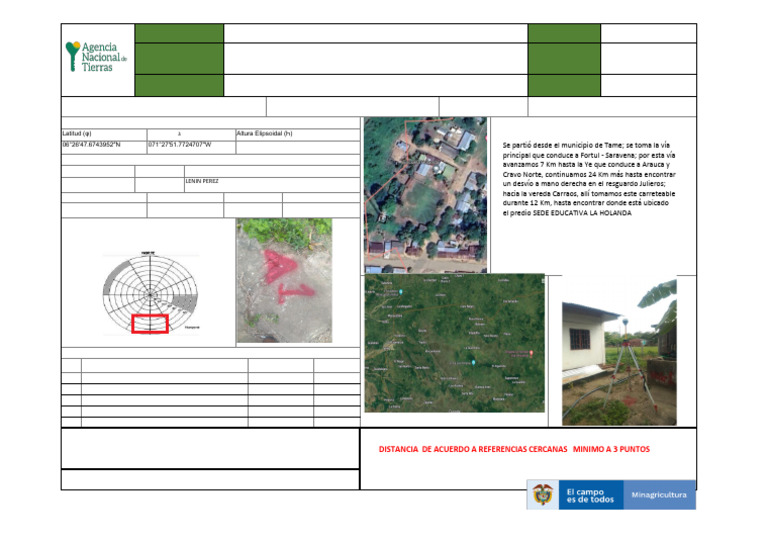GINFO-F-005-Forma-DESCRIPCIÓN PUNTO TOPOGRÁFICO GPS - HOLANDA | PDF ...