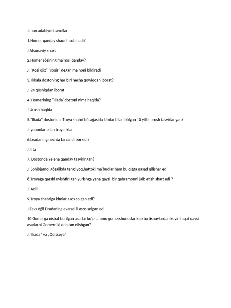 Allanazarova Komila 1 Mavzu | PDF