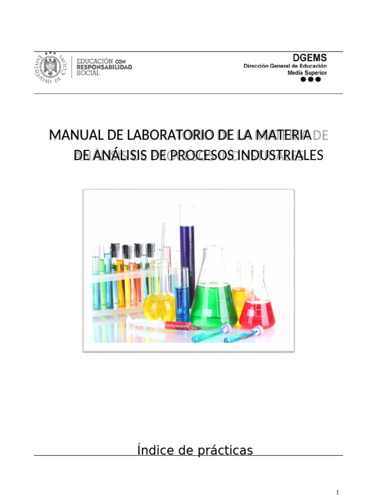 Analisis De Procesos Industriales Pdf Valoración Química
