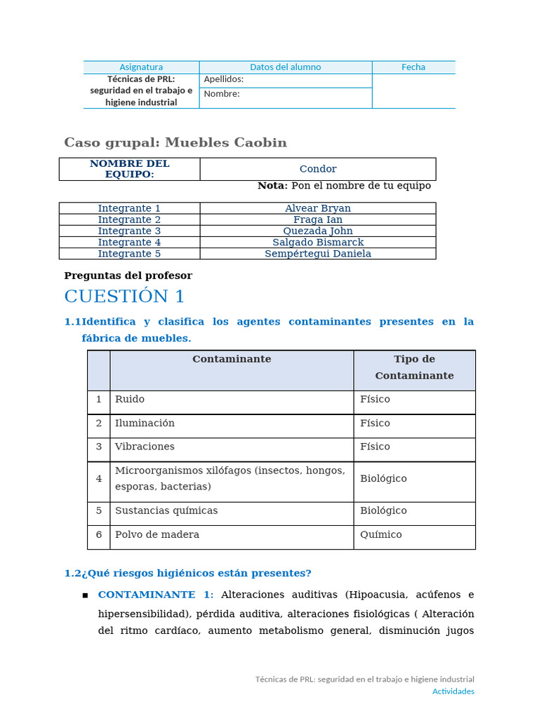 Alvear_Fraga_Quezada_Salgado_Sempertegui_Condor_MueblesCaobin | PDF ...