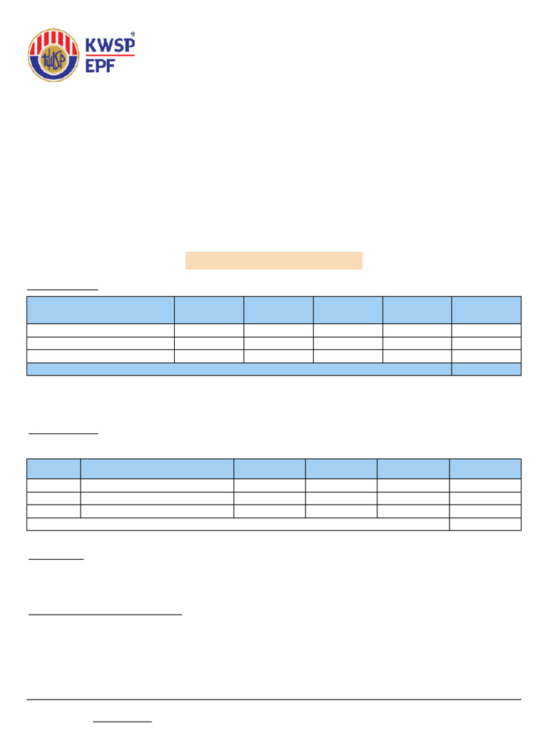 KWSP 2025 Statement | PDF