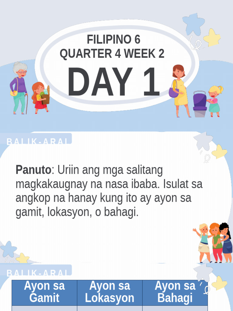 q4 Filipino PPT Week 2 | PDF