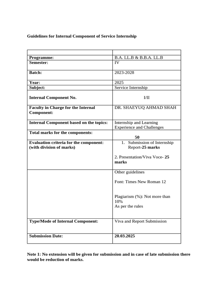 Guideline-Internal Component | PDF | Thesis