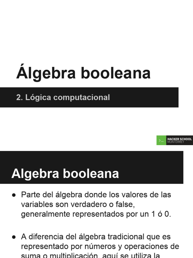 Newbies - Clase 2 - Lógica Booleana | PDF | Puerta lógica | Metalogica