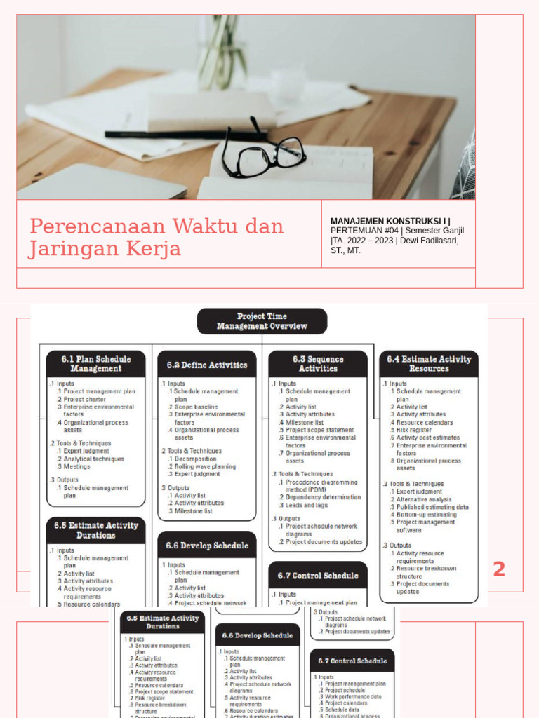 P04 - Perencanaan Waktu Dan Jaringan Kerja | PDF | Project Management | Computing