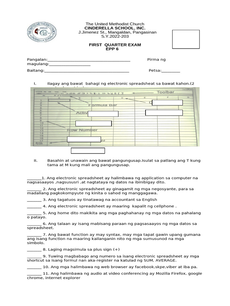 1ST MID QUARTER (Ready To Print) | PDF