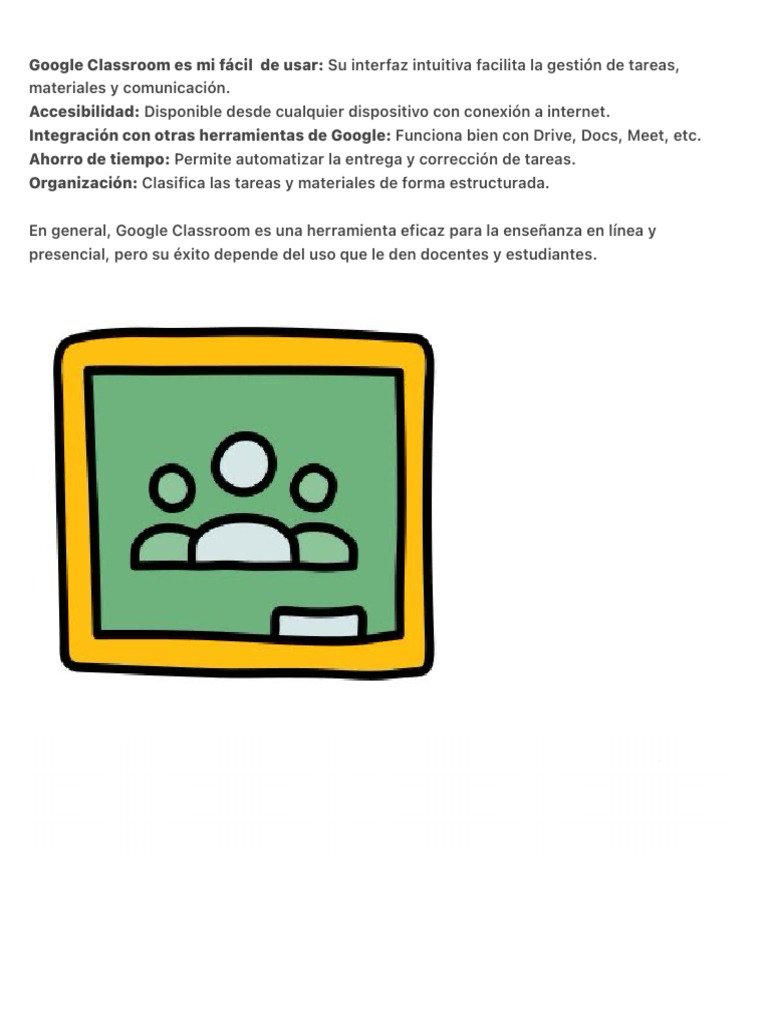 Ventajas de Google Classroom en Educación | PDF