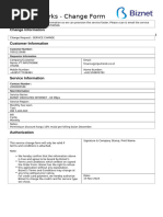 BSES Name Change Request Form | PDF