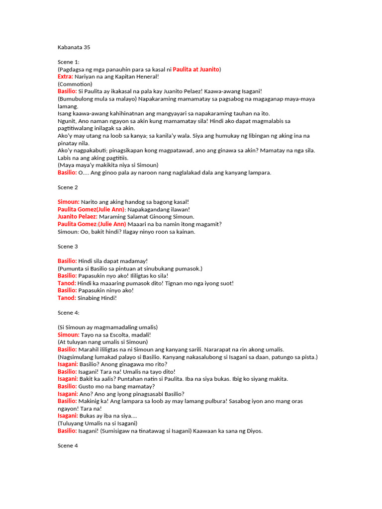Kabanata 35 | PDF
