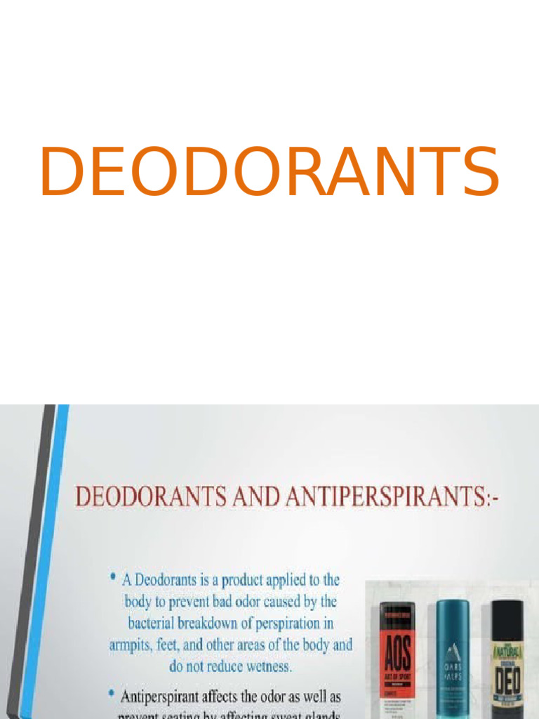 Deodorants | PDF