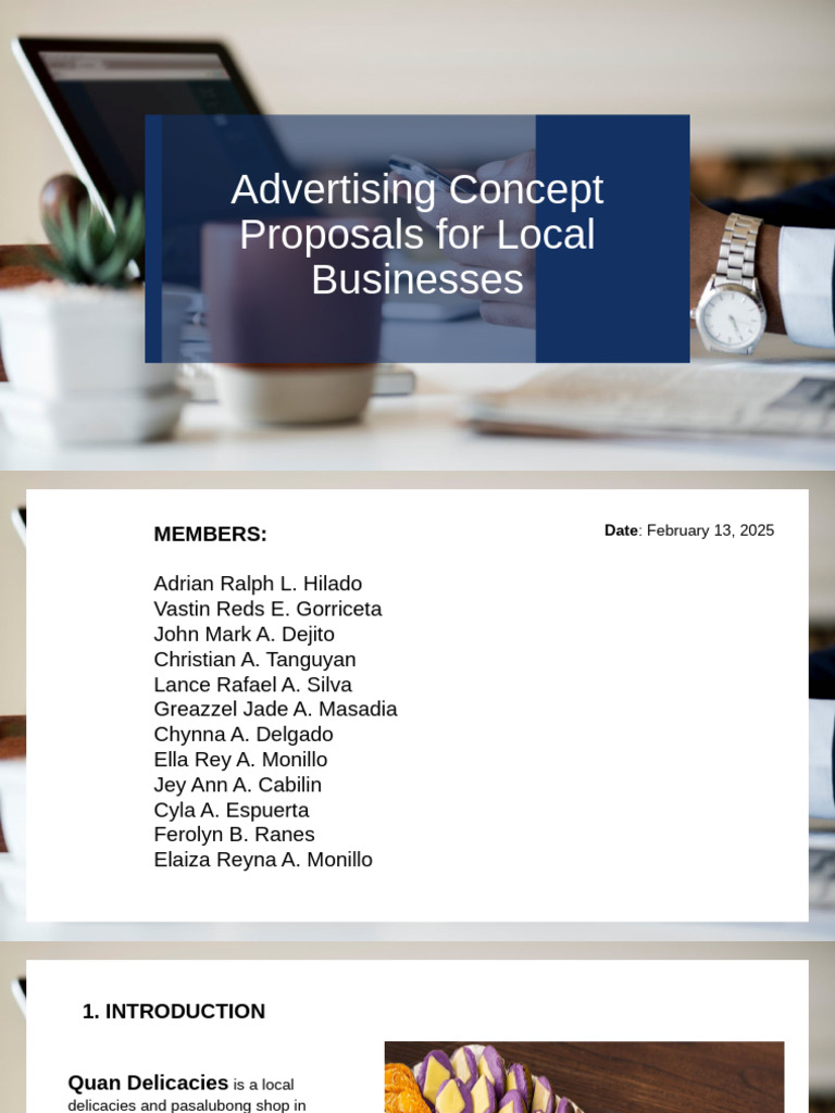 Advertising Proposals for Local Shops | PDF | Advertising | Brand