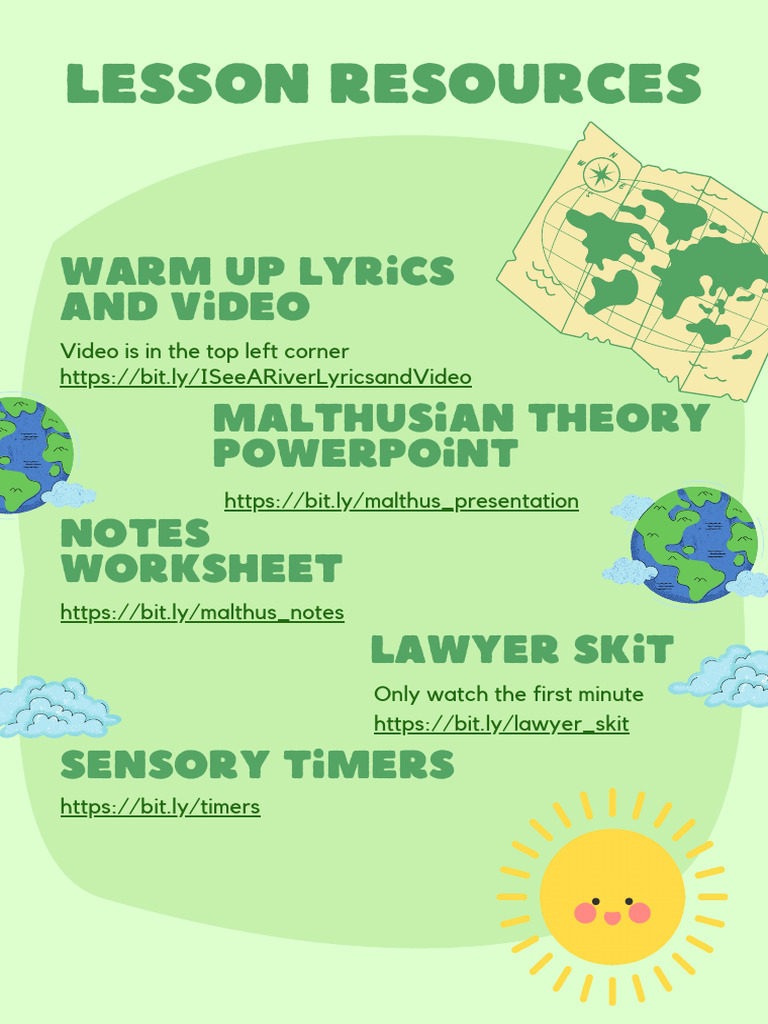 Malthusian Theory Lesson Resources | PDF