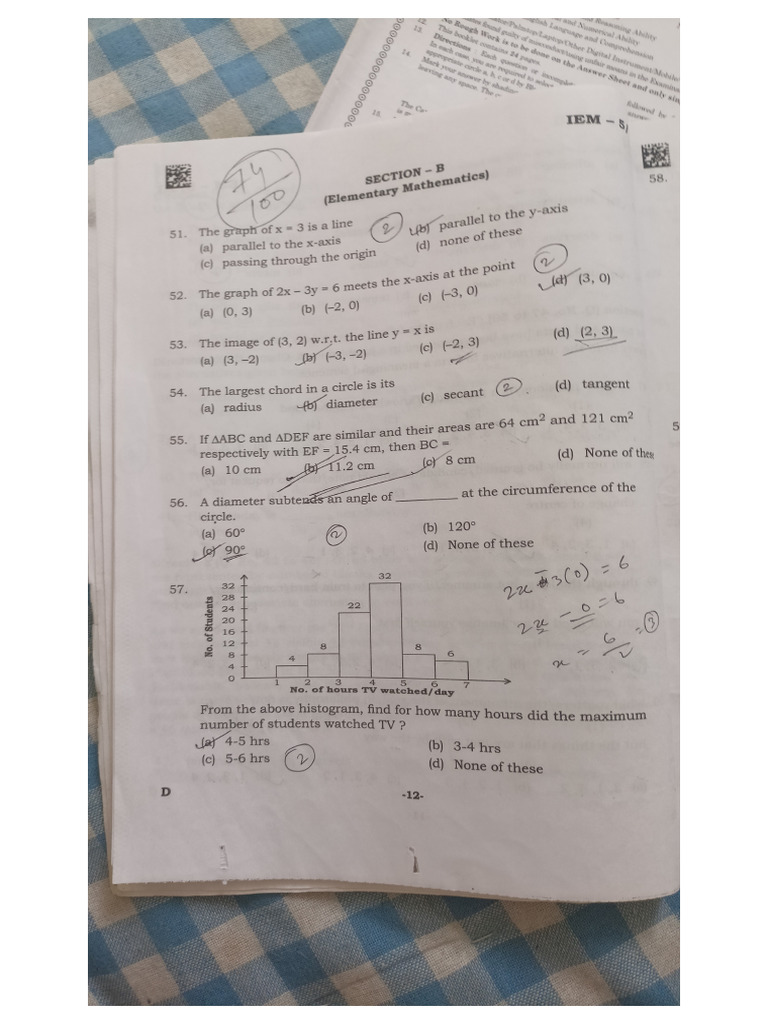 apssb math pyqs | PDF