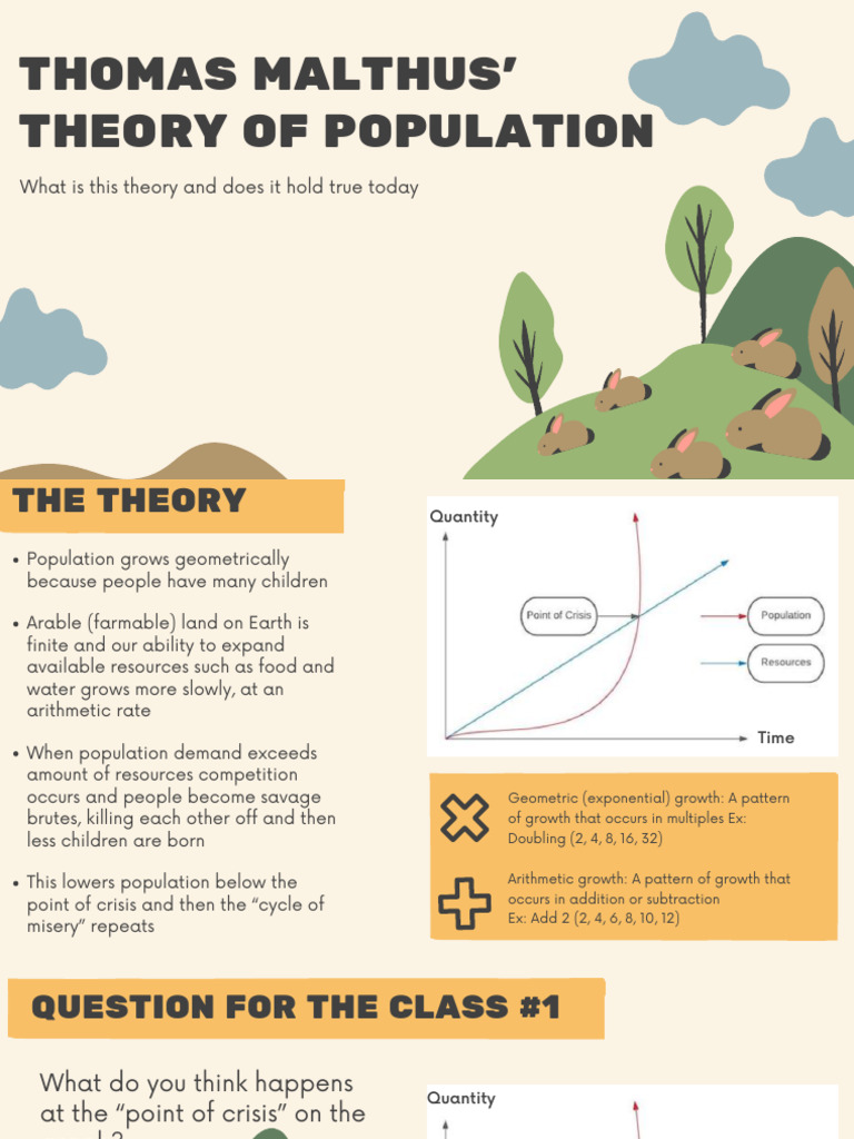 Malthus' Population Theory Explained | PDF | Agriculture | Natural ...