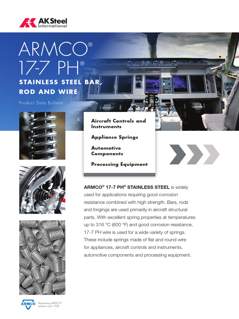 Ak Steel Armco® 17-7 PH® Product Data Bulletin - Feb 2019 - 90 | PDF ...