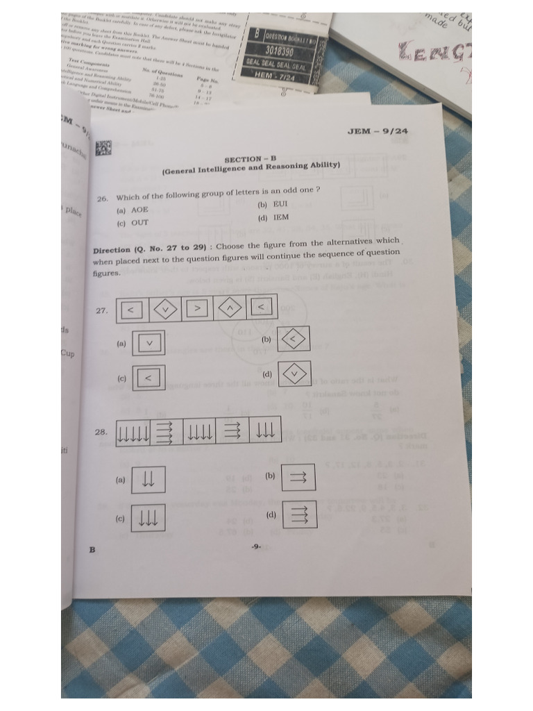 apssb reasoning pyqs | PDF