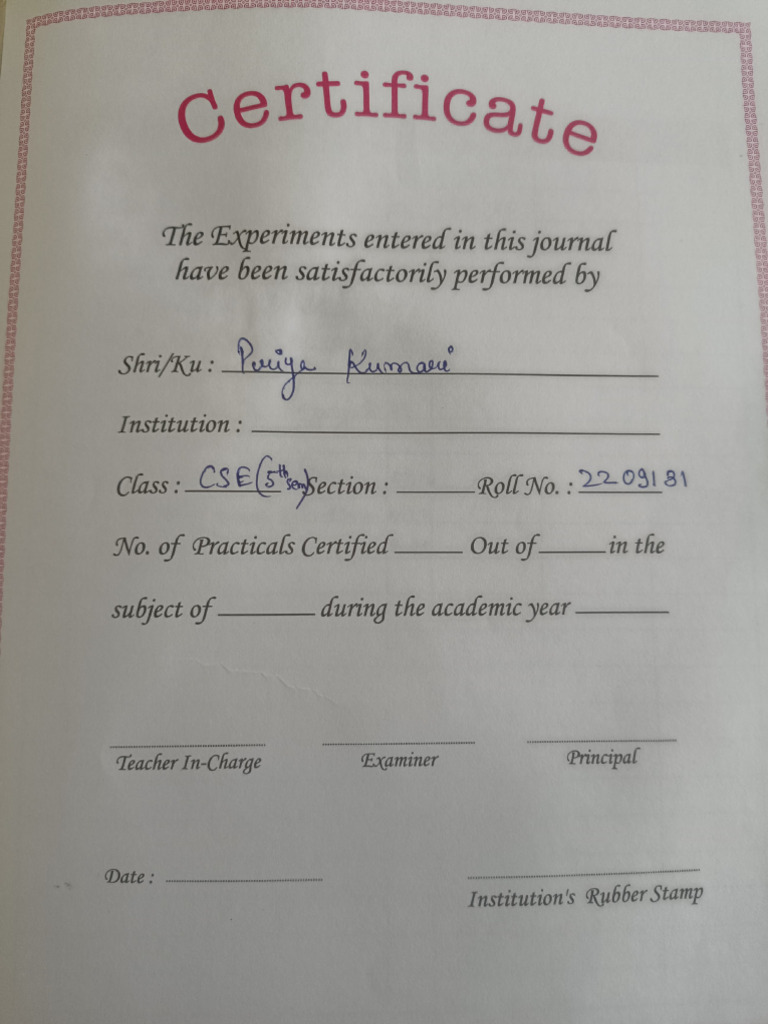 DBMS Practical | PDF