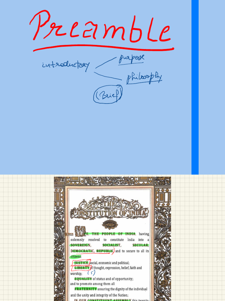 Preamble | PDF | Legal Documents | Legal Concepts